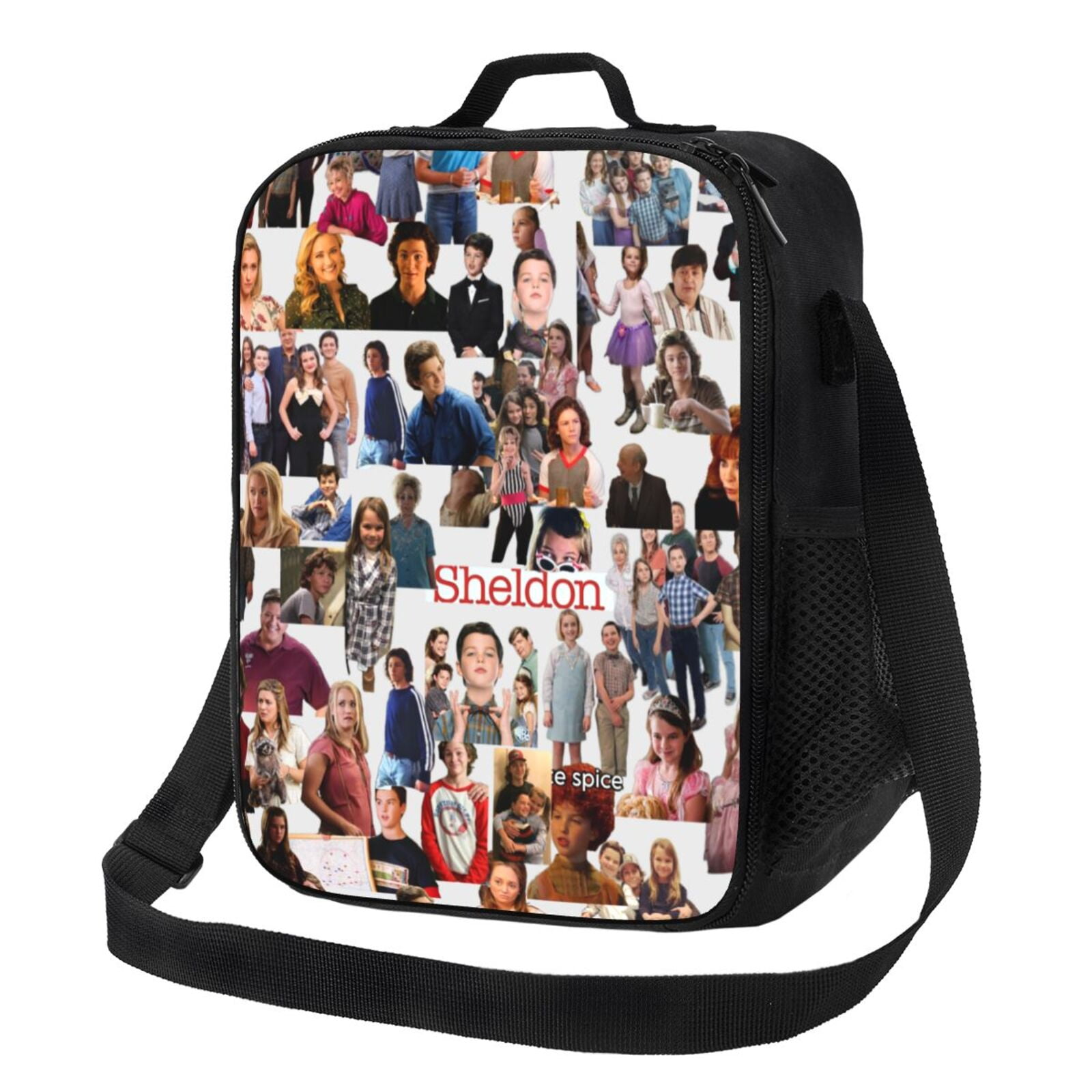 Comedy Young Sheldon Portable Lunch Bag Tote Bento Bag Insulated Cooler ...