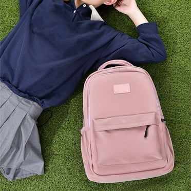 LinYooLi vintage canvas backpack for women men travel backpack solid ...