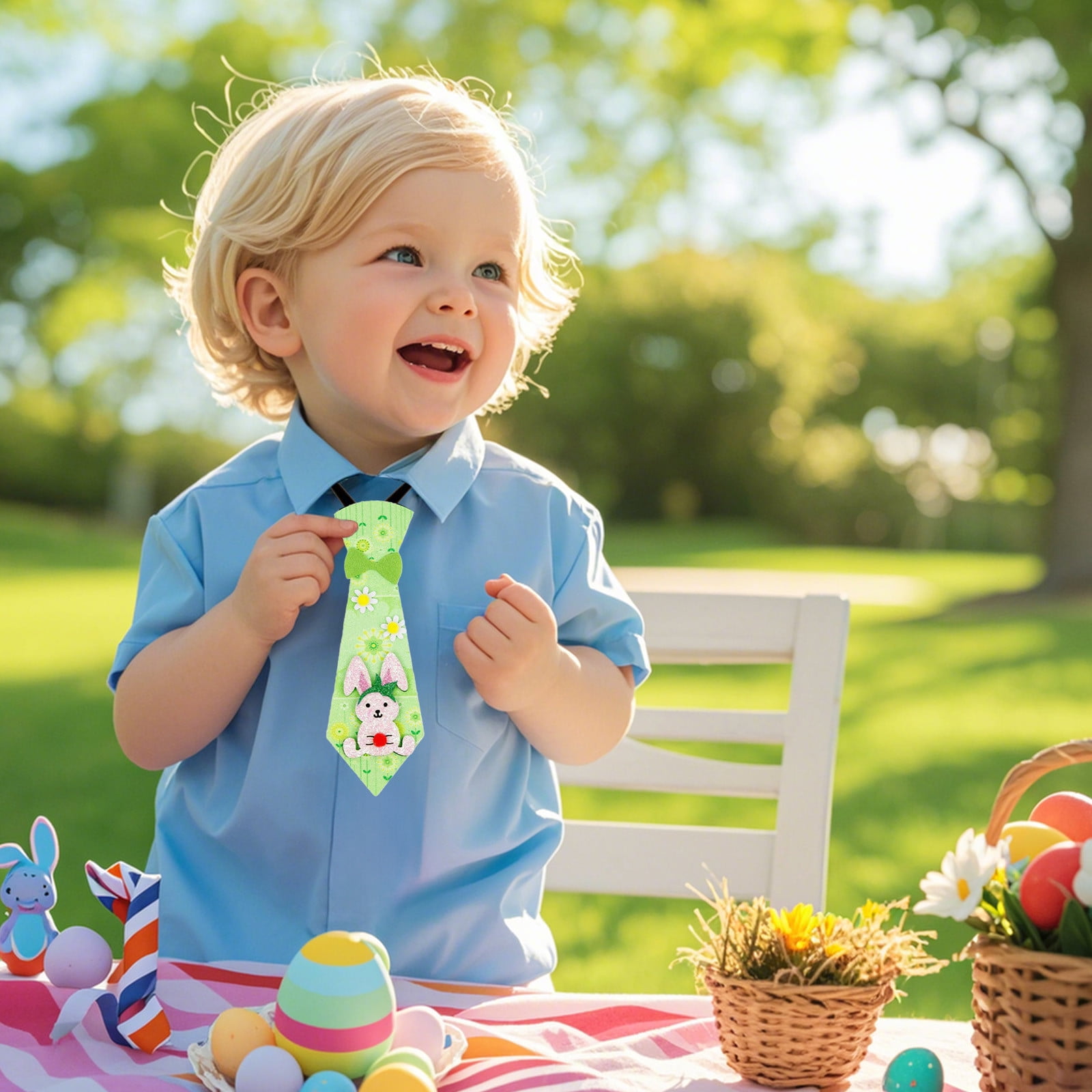 Comefolife Easter Costume Accessory Kit Easter Ties Easter Pre Tied ...