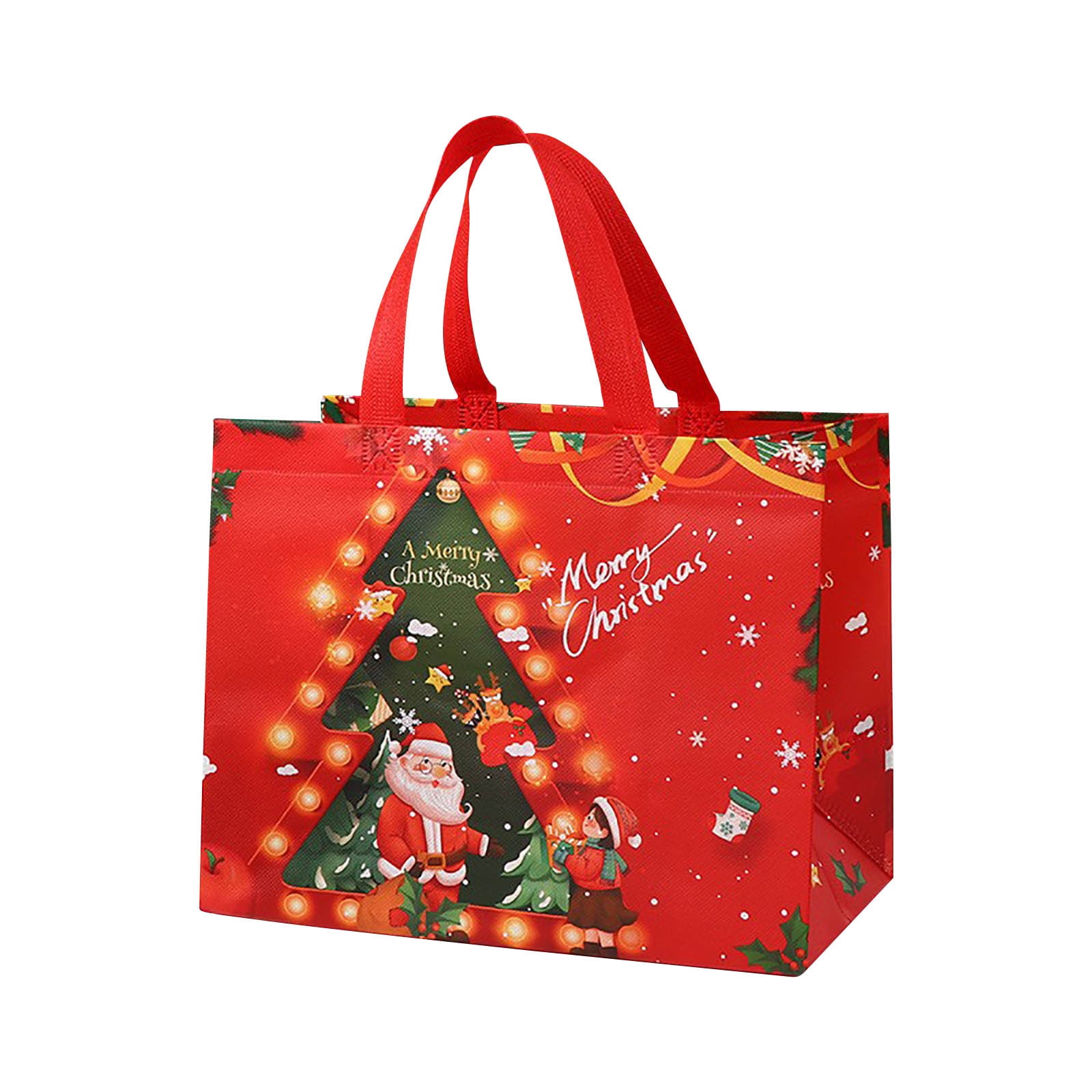 Comefolife Extra Large Christmas Gift Bags, Reusable Christmas Tote ...