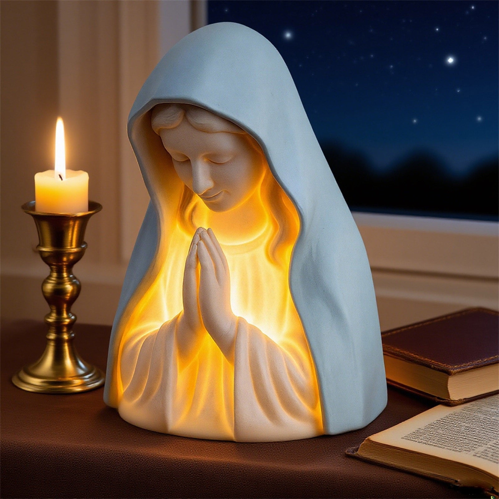 Comefolife Jesus Night Light - Christmas Light Up Jesus/Jesus Statue ...