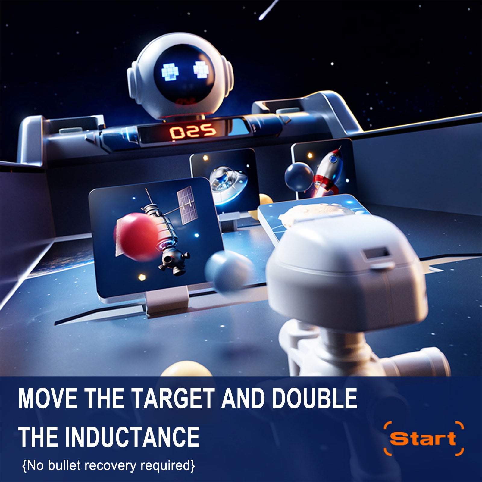 Comefolife Kids Electric Pinball Machine Rechargeable Interstellar ...