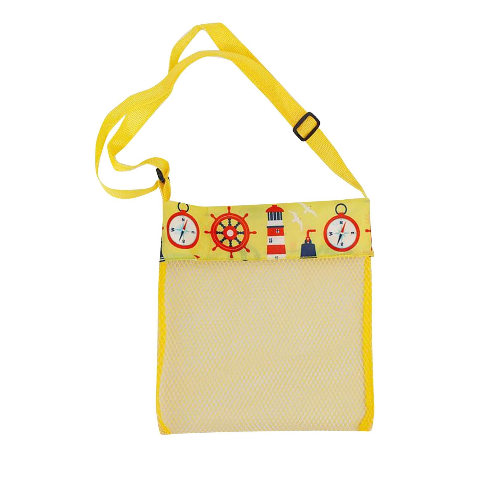 Comefolife Kids Mesh Beach Bag - Summer Outdoor Shell Collecting Bag ...
