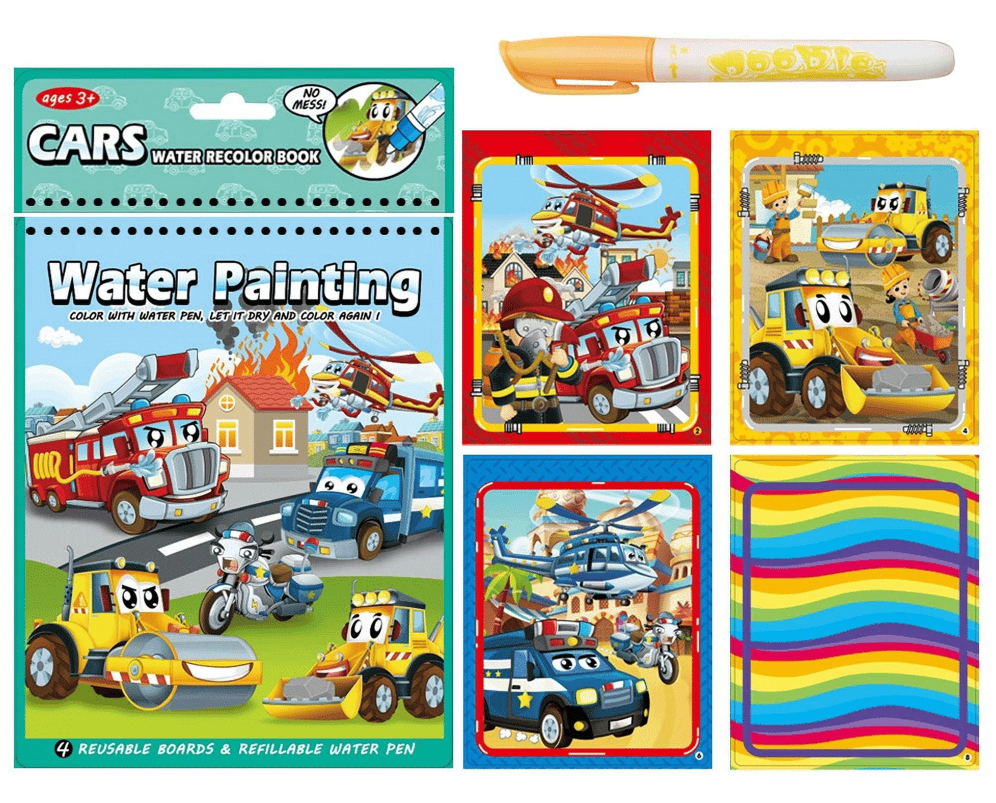 Comefolife Kids Reusable Water Painting Book - Magic Graffiti Coloring ...