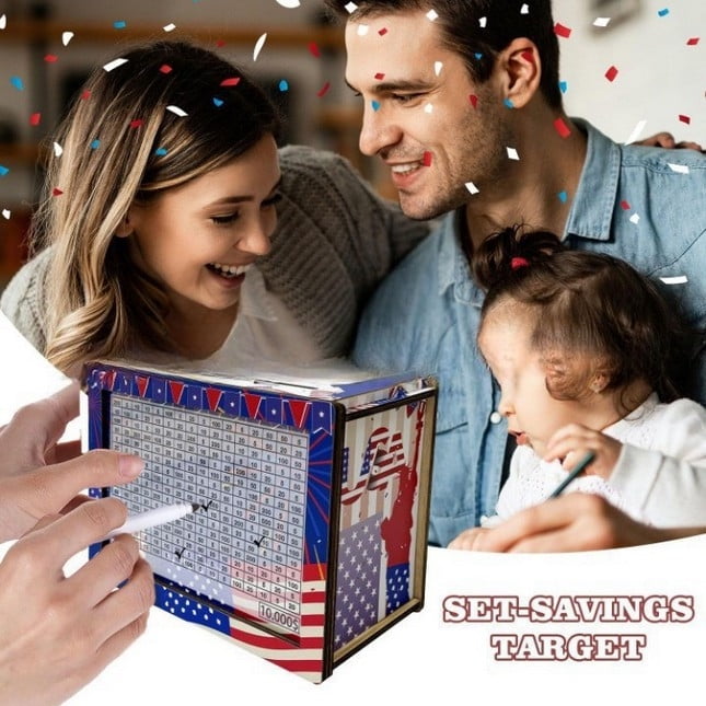 Comefolife Laundry Room Banknotes and Coin Wooden Box Savings Laundry ...