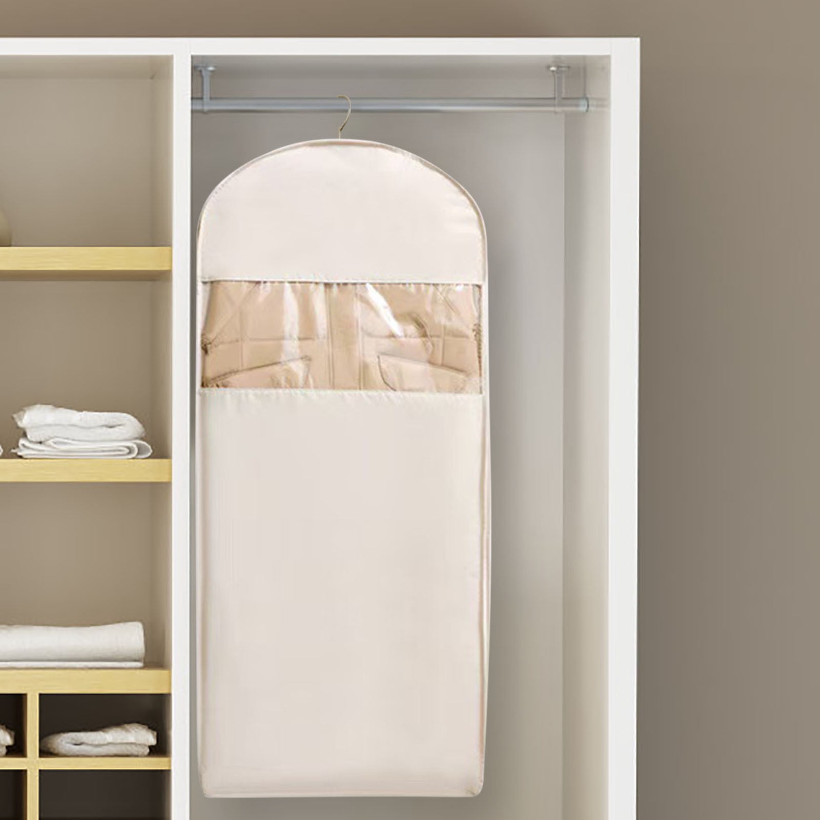 Comefolife Space Saving Hanging Garment Bag with Self Compression ...