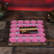 Long Last Bulk Pack Amari White Unscented Indoor/Outdoor Tealight ...