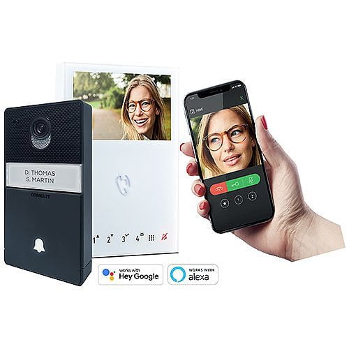 Comelit PAC HFX-700W Door Station Kit with Mini Hands-Free Wi-Fi ...