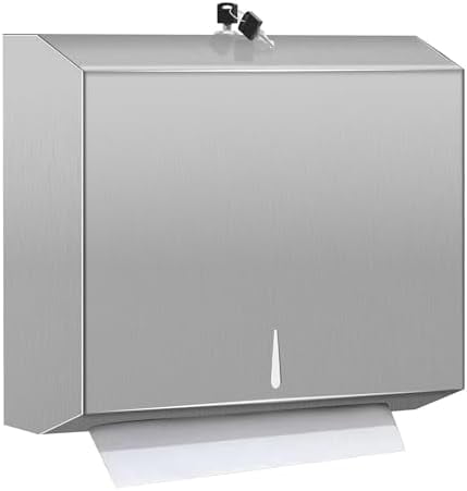 Comercial Paper Towel Dispenser Wall Mount, Stainless Steel Hand Towel ...