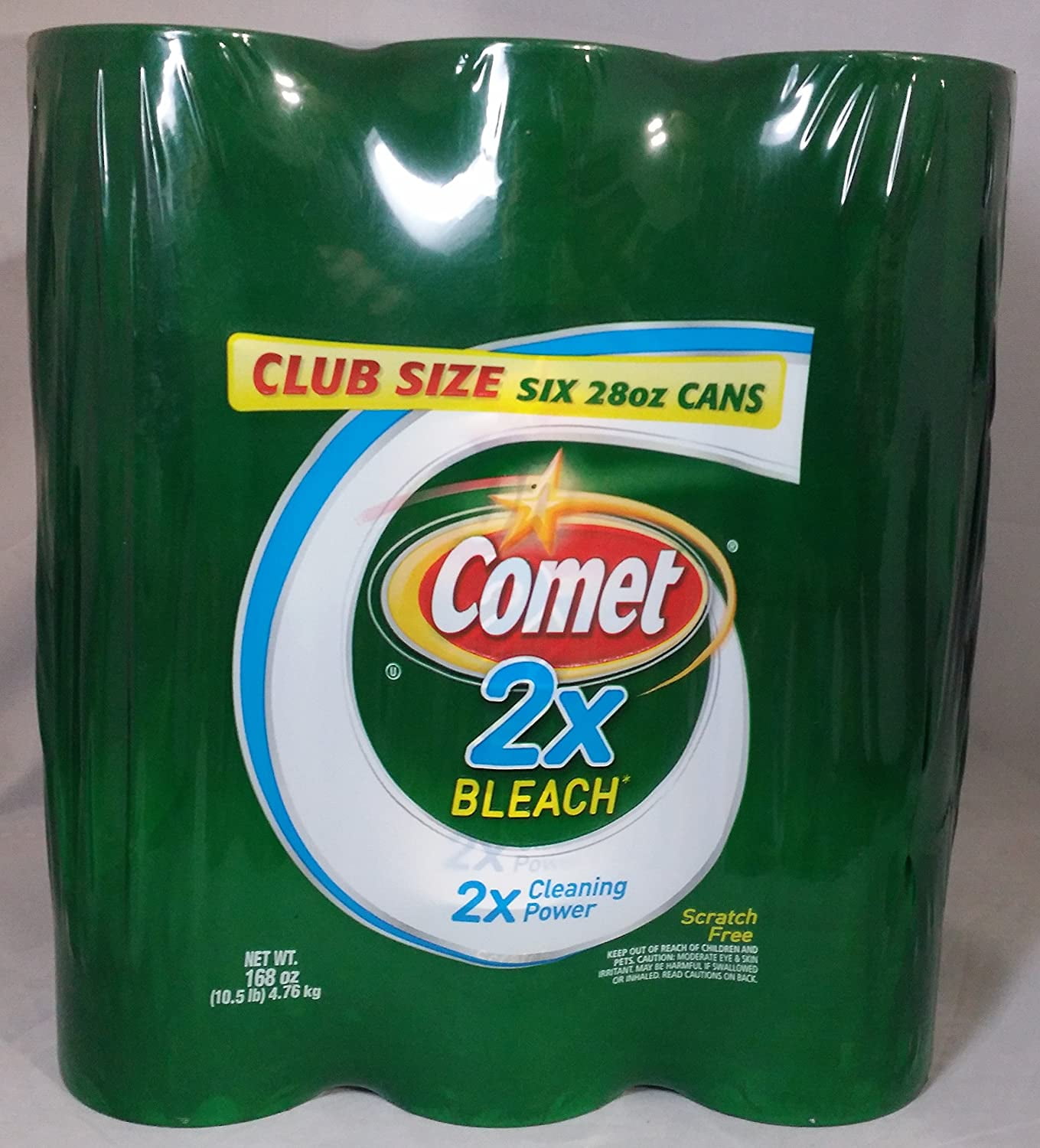 Comet 2X Bleach Powder Cleanser (28oz., 6pk.) - Walmart.com
