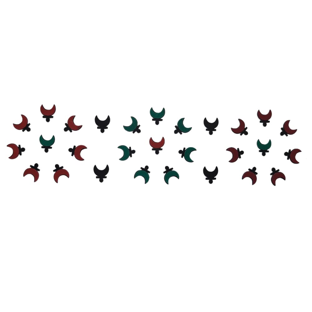 Comet Busters Handcrafted Multicolor Moon Bindis (6Mm) (Bin1776 ...