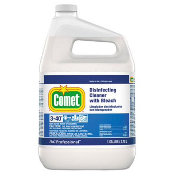 Comet Cleaner w/Bleach, Liquid Detergent, 128 oz Bottle, 1 Each ...