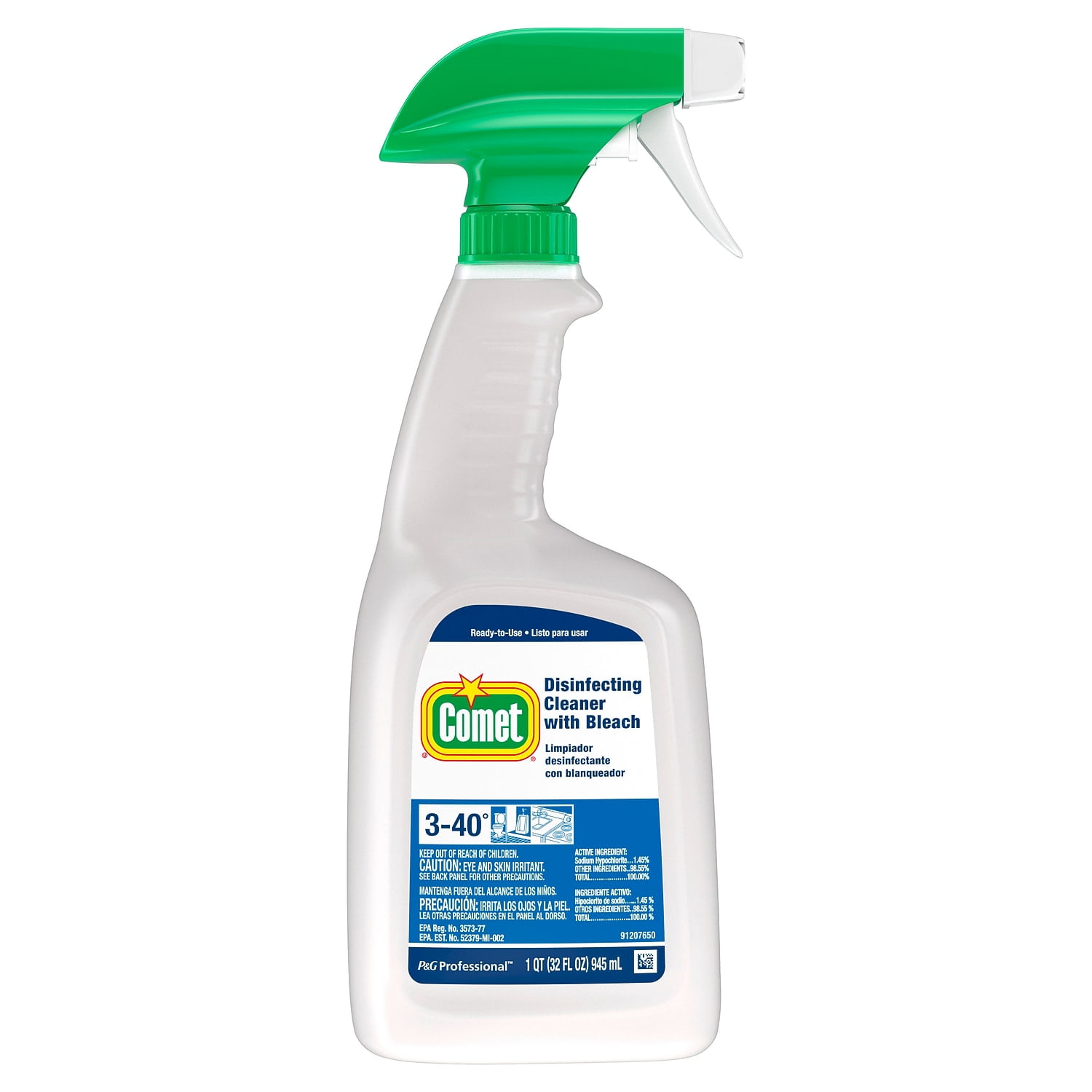 Comet Disinfecting Cleaner with Bleach 32 oz. 30314 - Walmart.com