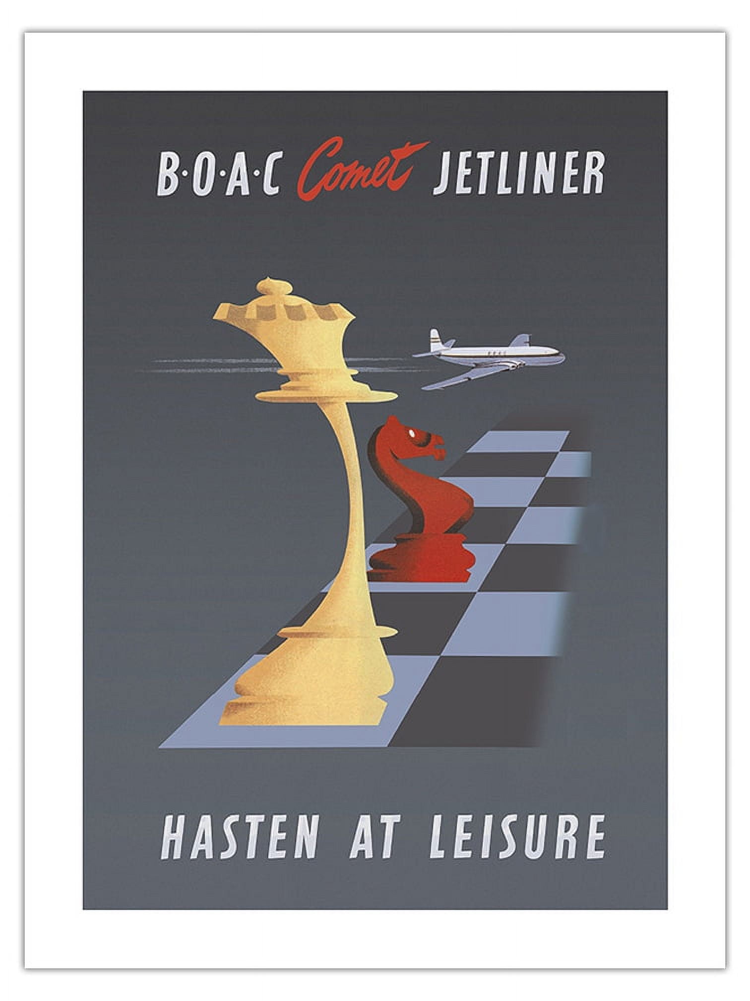 Comet Jetliner - Hasten at Leisure - BOAC (British Overseas Airways ...