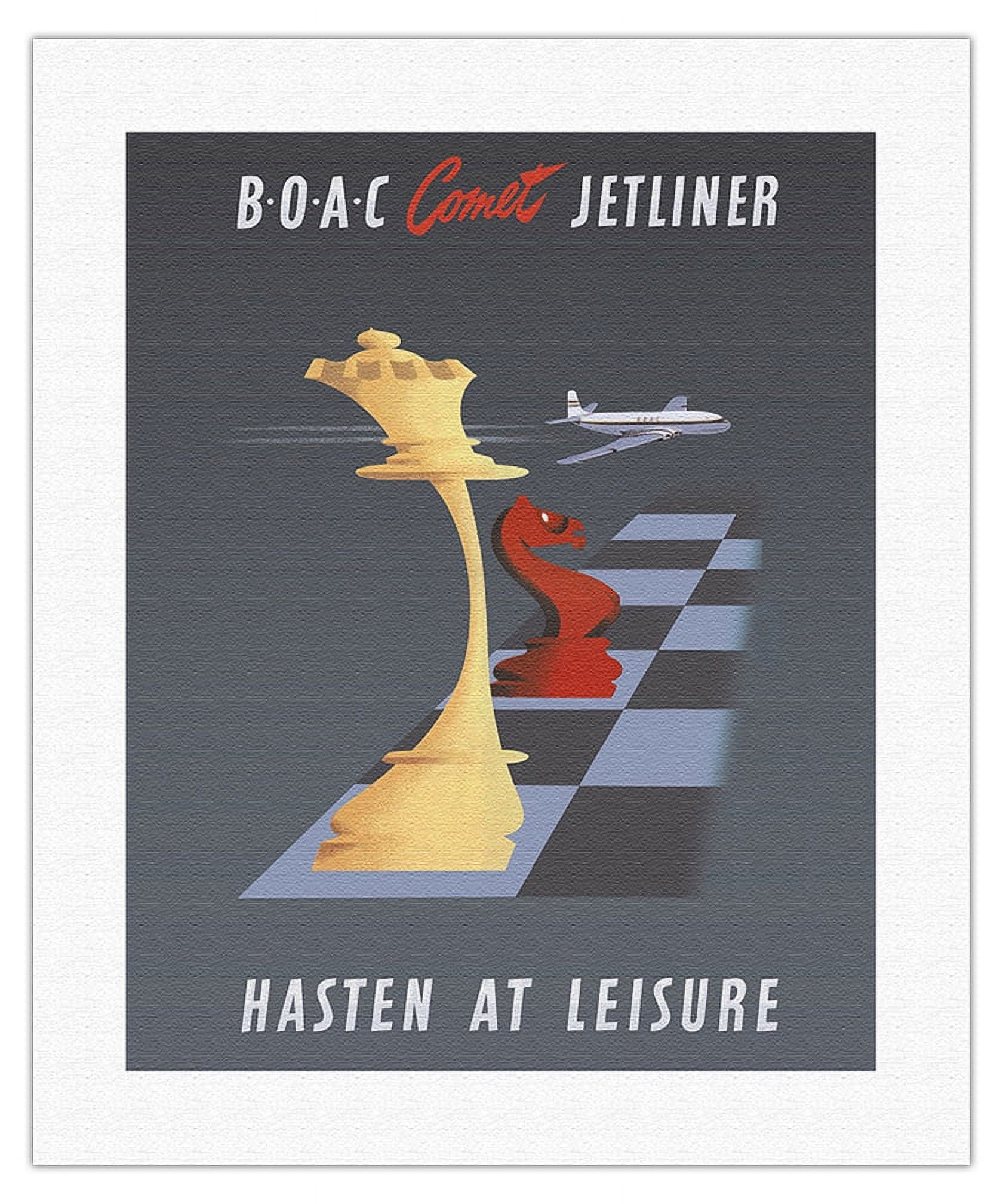 Comet Jetliner - Hasten at Leisure - BOAC (British Overseas Airways ...