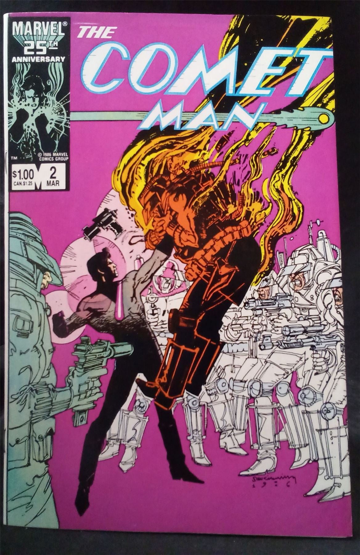 Pre-Owned Comet Man #2 1987 Marvel Comics Comic Book - Walmart.com
