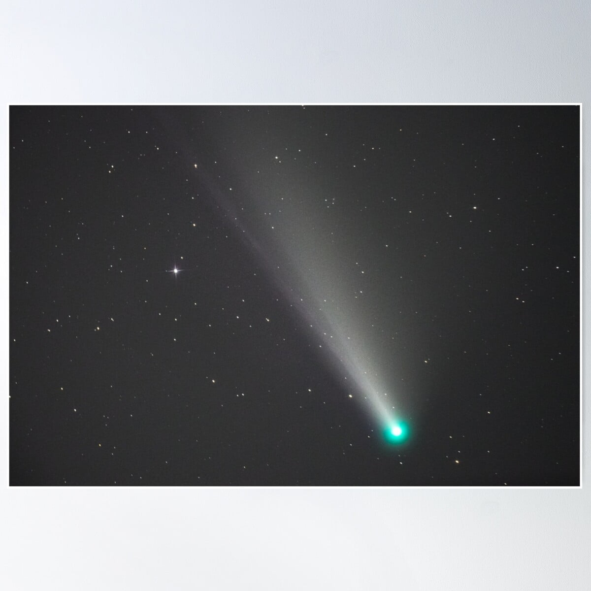 Comet Neowise 2020 Poster Wall Art, Modern Wall Decor For Living Room ...