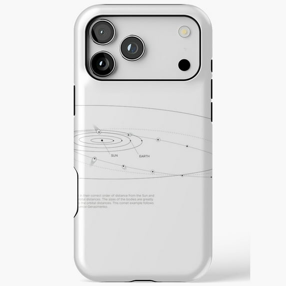 Comet Orbital Trajectory Solar System Map Phone Case for iPhone 11 ...