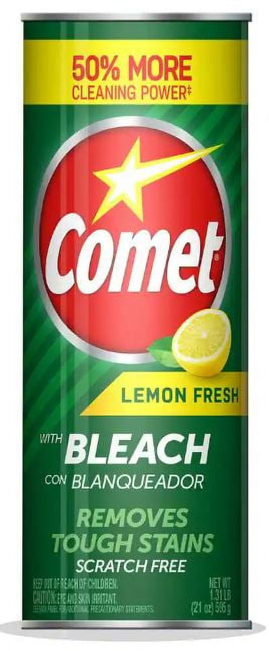 Comet Original Cleaning Powder Cleanser with Bleach Lemon Scent - 21 Oz ...