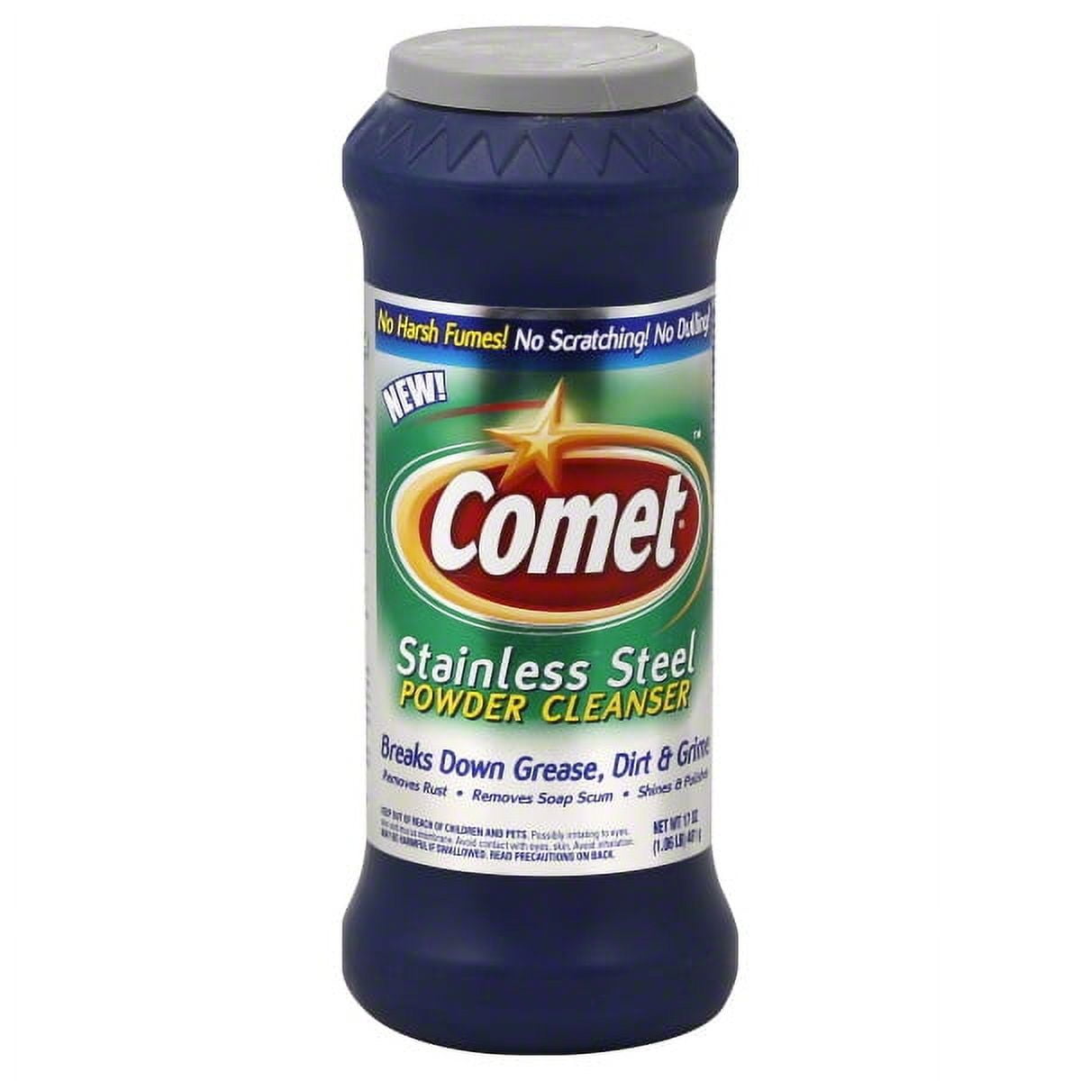 Comet Stainless Steel Powder Cleanser 17 oz (PACK OF 1) - Walmart.com