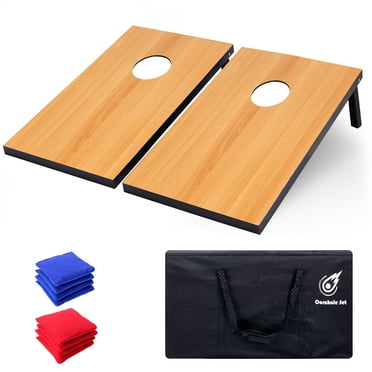 MD Sports 36-inch Solid Wood Cornhole Set with All-Weather Bean Bags ...
