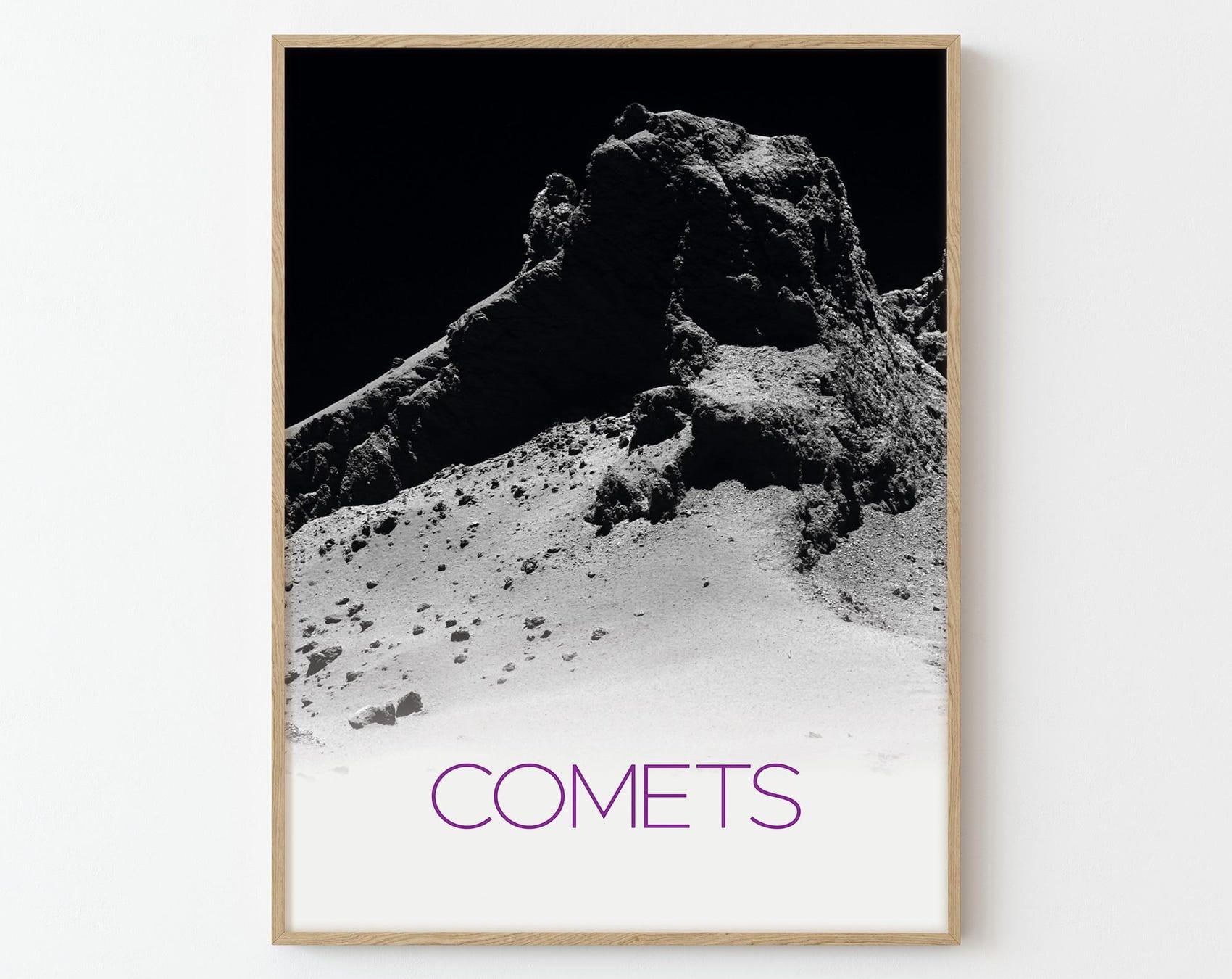 Comets NASA Space Travel Poster Print | Stars Planets Universe Cosmos ...