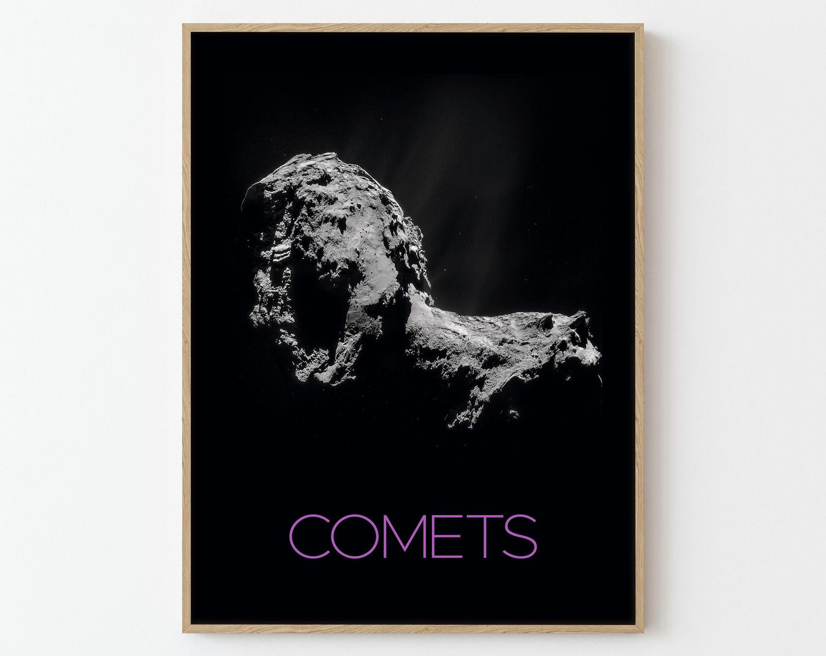 Comets NASA Space Travel Poster Print | Stars Planets Universe Cosmos ...