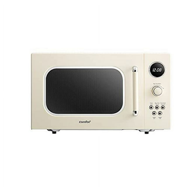 COMFEE' Retro Microwave, 0.9 cu.ft, 900W, 9 Preset Programs, Multi ...