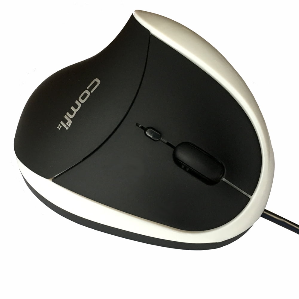 Comfi USB White Ergonomic Mouse By Ergoguys - Optical - Cable - White ...
