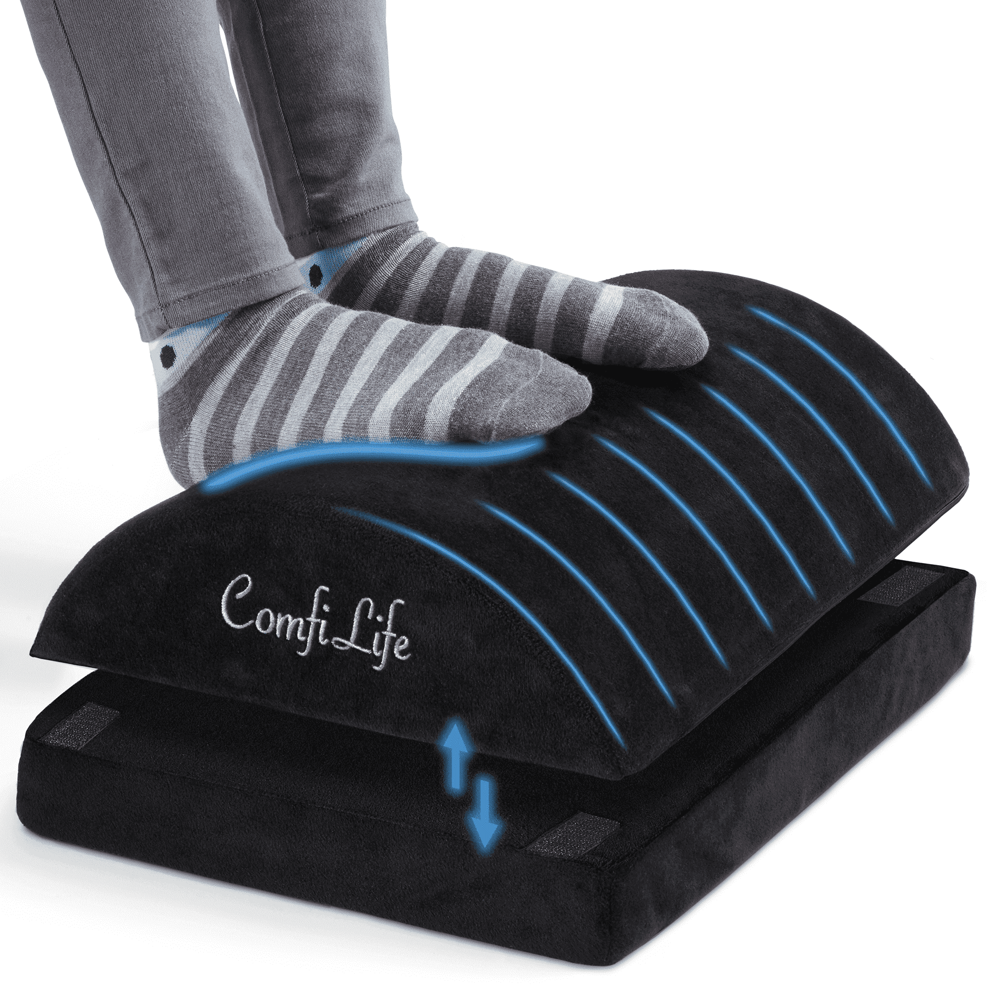 ComfiLife Foot Rest for Under Desk at Work or Home,Comfortable Memory ...
