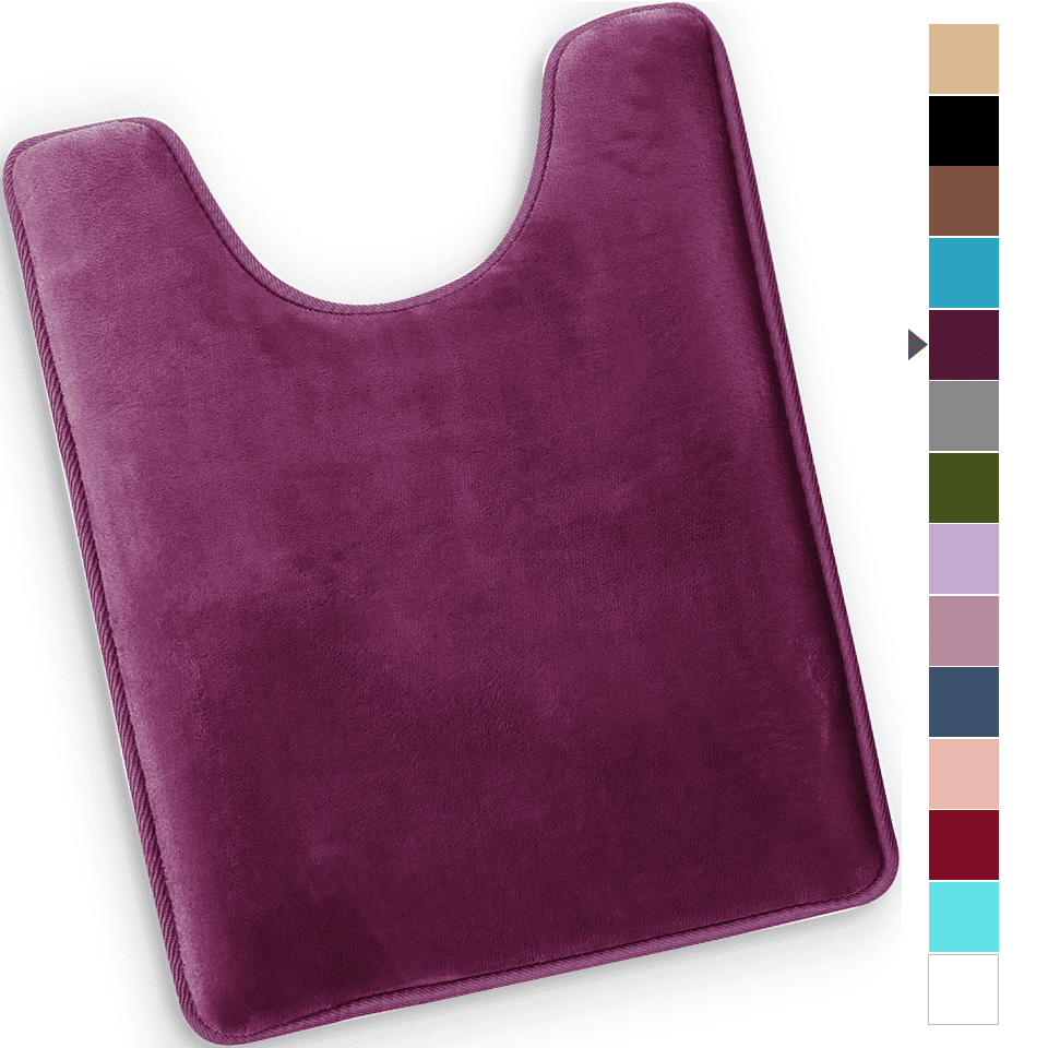 ComfiTime Bathroom Contour Rugs – Thick Memory Foam, Non-Slip Bath Mat ...