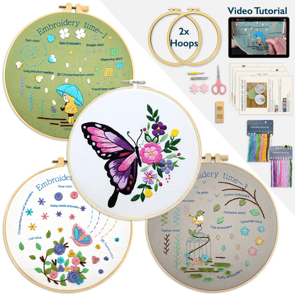 Embroidery Practice Book Stitch Book Embroidery Kit Embroidery Books of ...