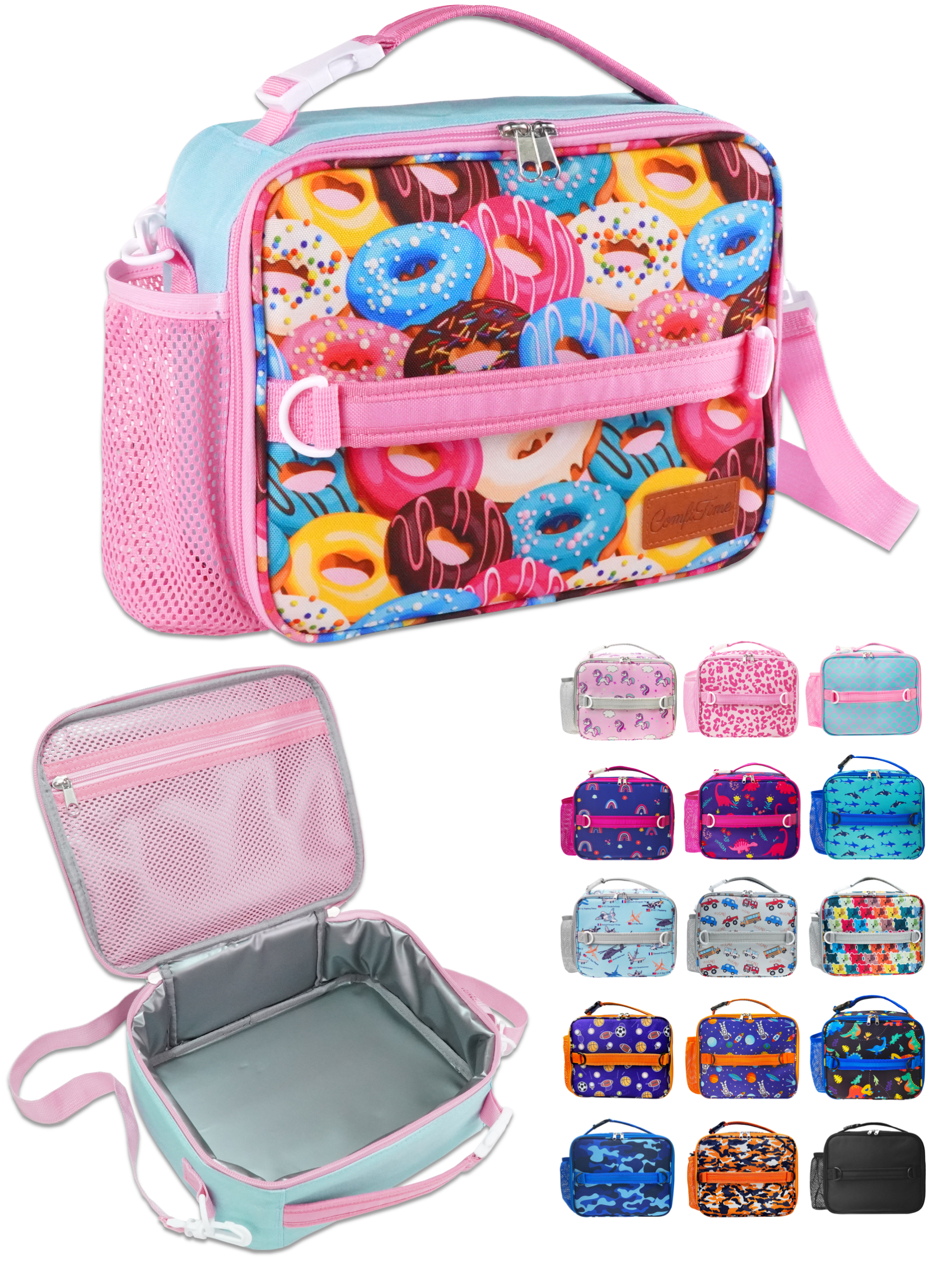 ComfiTime Lunch Bag for Kids – Insulated Lunch Box for Girls and Boys ...