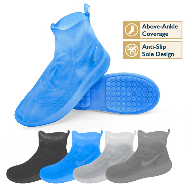 ComfiTime Waterproof Shoe Covers – Anti-Slip Outsole Design, Above ...