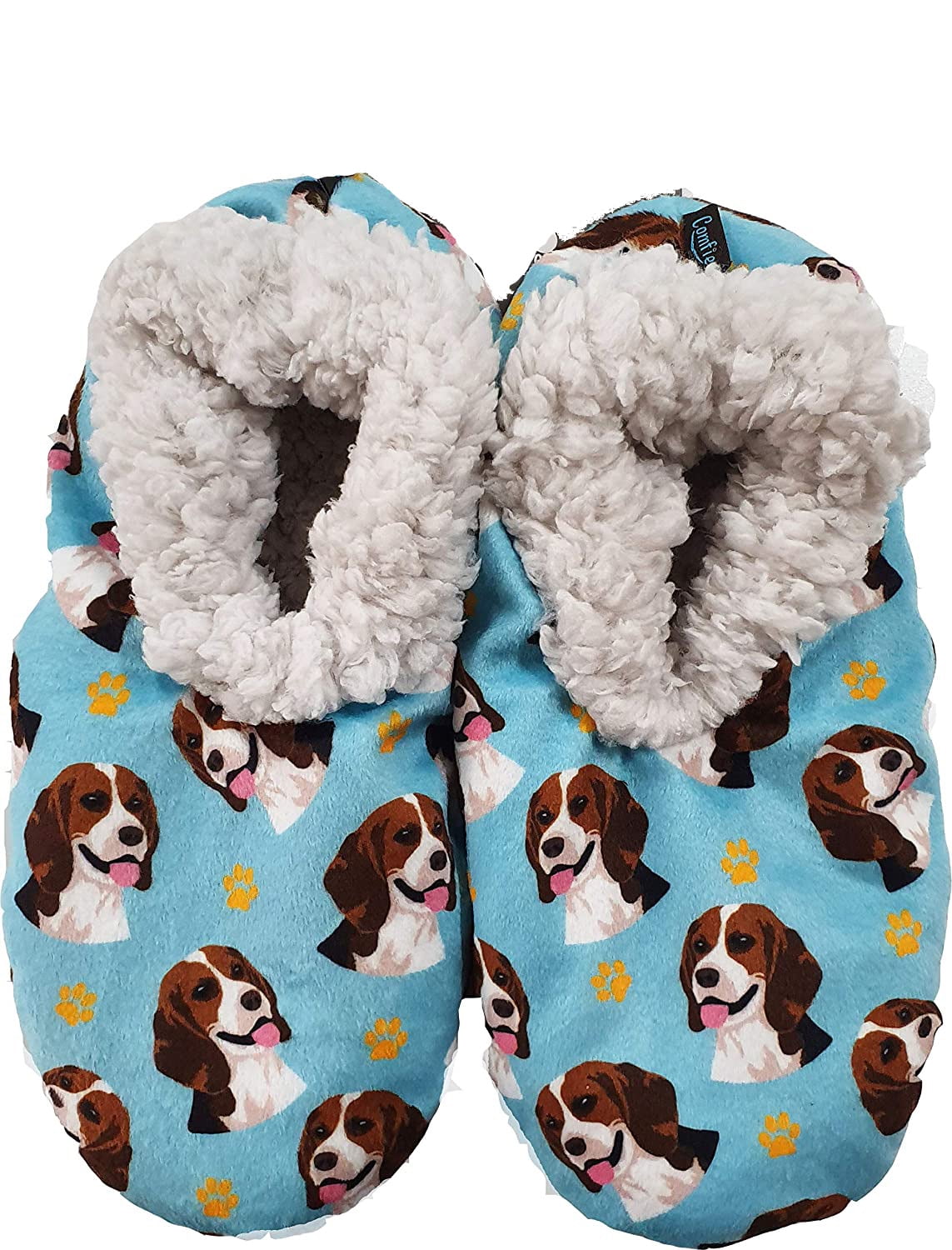 E&S PETS Beagle Slippers, Plush Durable House Shoes, Warm Cozy Bottom ...