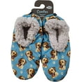 Comfies Womens Yellow Labrador Dog Slippers - Sherpa Lined Animal Print ...