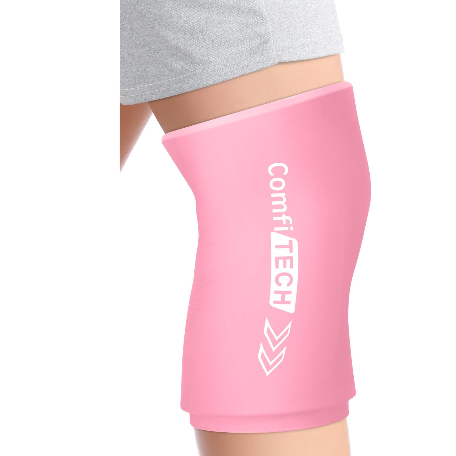 Comfitech Large Knee Ice DHF10 Sleeve for Injuries Compression Flexible ...