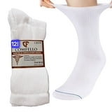 Comfora Diabetic Ankle Socks for Men and Women – 12 Pairs, Non-Binding ...