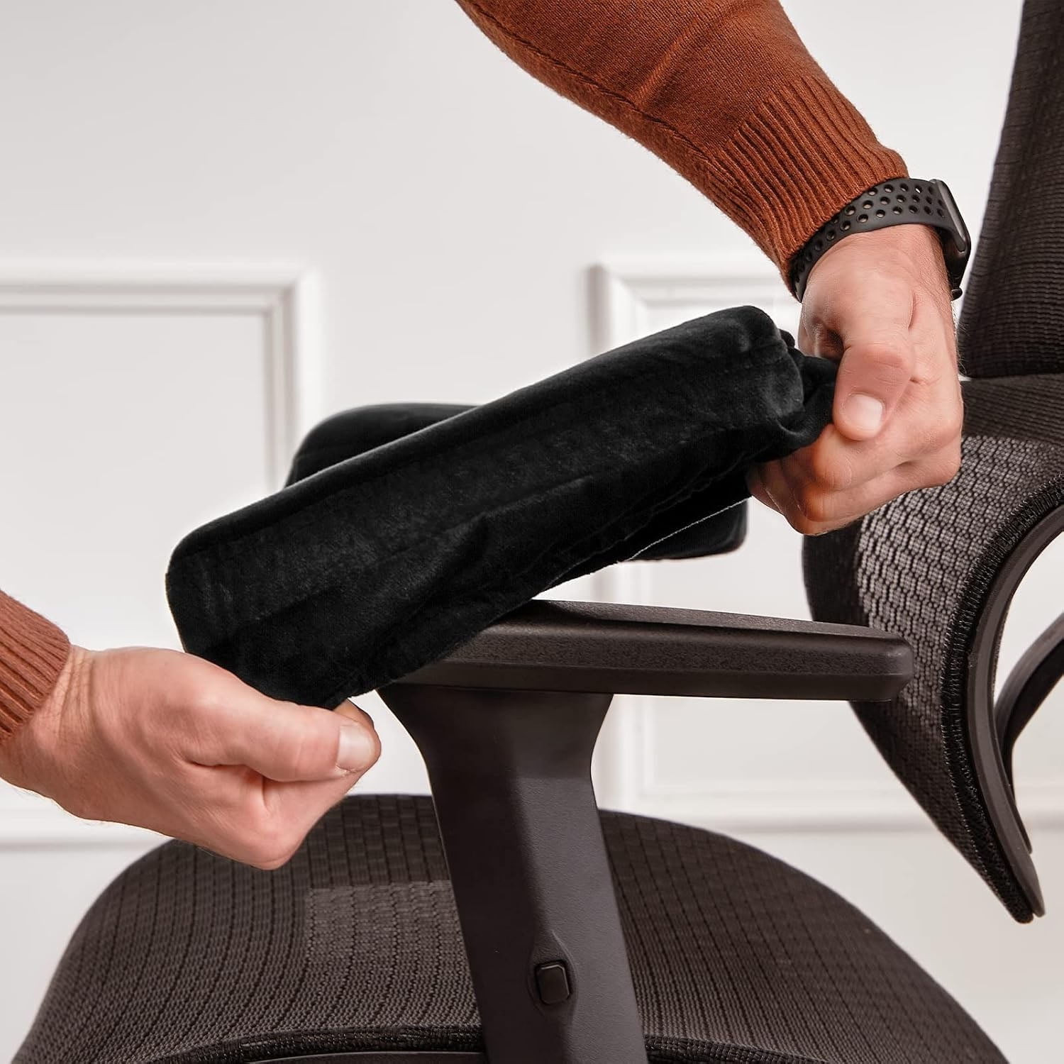 Comfort Armrest Pads for Office Chair Gaming Chair Arm Rest Covers for ...