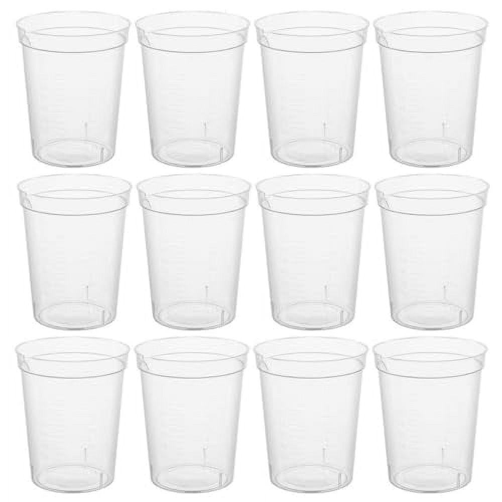 Comfort Axis 6.5 Ounce Transparent Graduated Plastic Beaker Clear ...