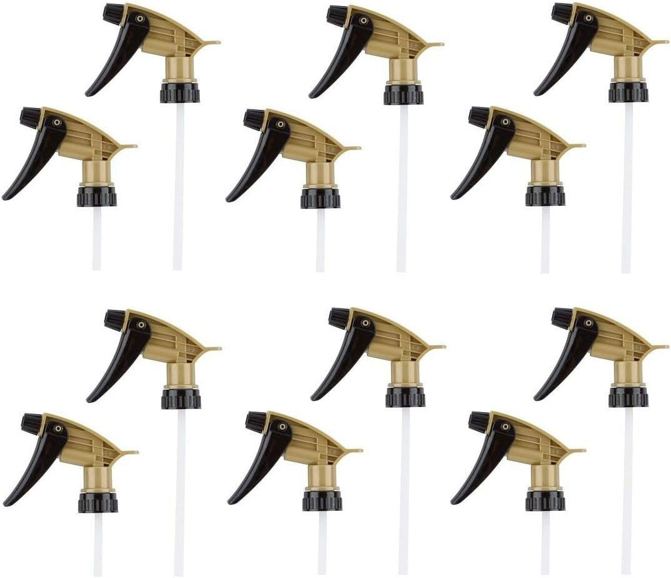 Comfort Axis Heavy Duty Acid Resistant Trigger Sprayer, Black/Gold, 9-1 ...
