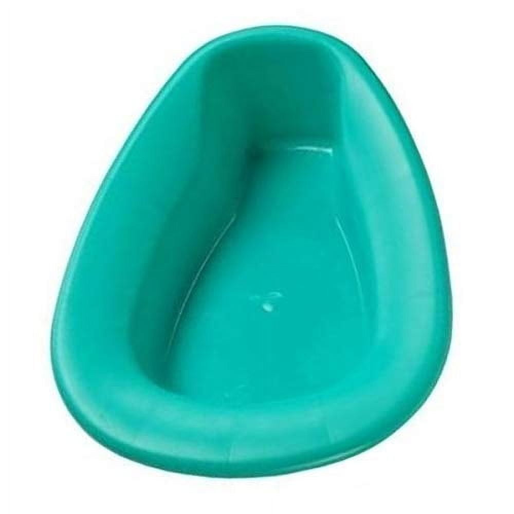 Comfort Axis Heavy-Duty Plastic Stackable Bedpan, Turquoise - Walmart.com