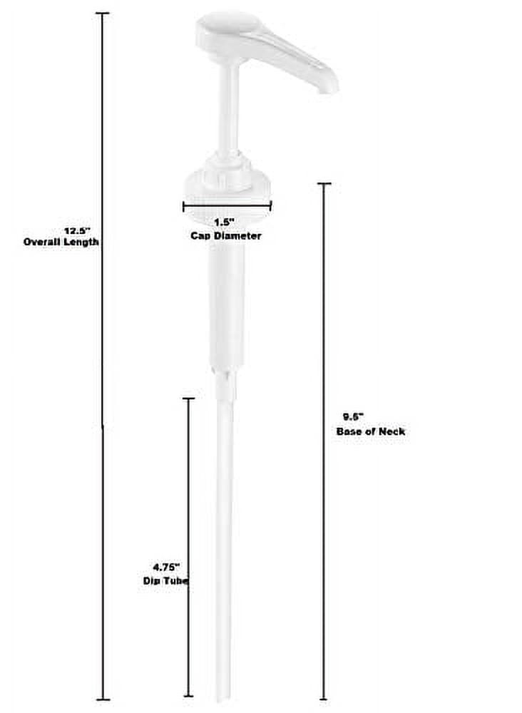Comfort Axis Heavy-Duty Pump Dispenser, 1/2 Gallon Jug, 38-400 Neck ...
