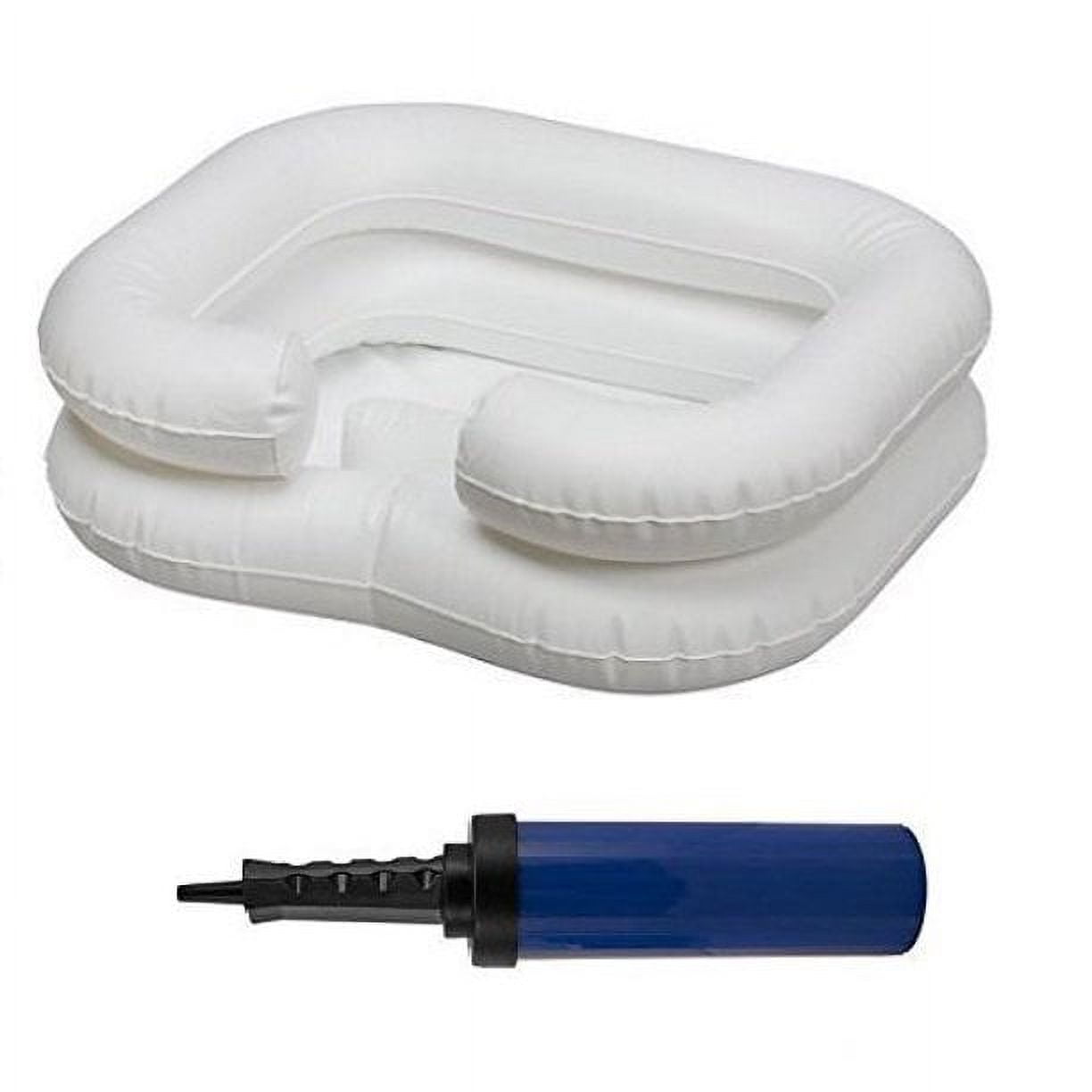 Comfort Axis Portable Bed Shampoo Basin for Disabled, Hand Pump ...