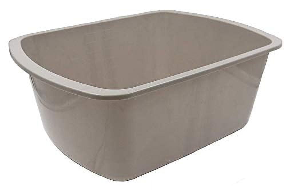 Comfort Axis Rectangular Plastic Wash Basin, 10 Pack, Grey - Walmart.com