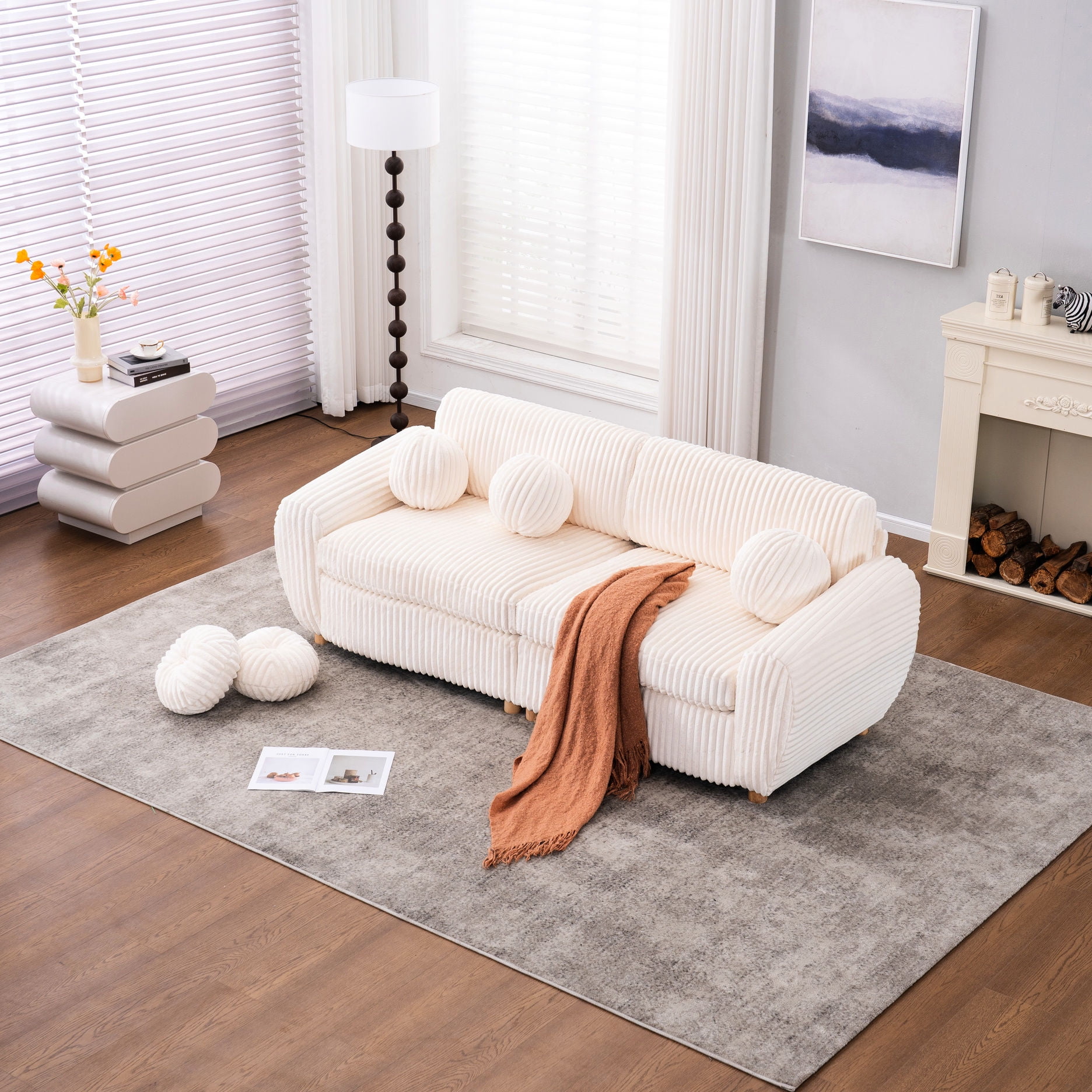 Comfort - Balanced Sofa+Versatile Function"-"Lounging with Book/Movie ...