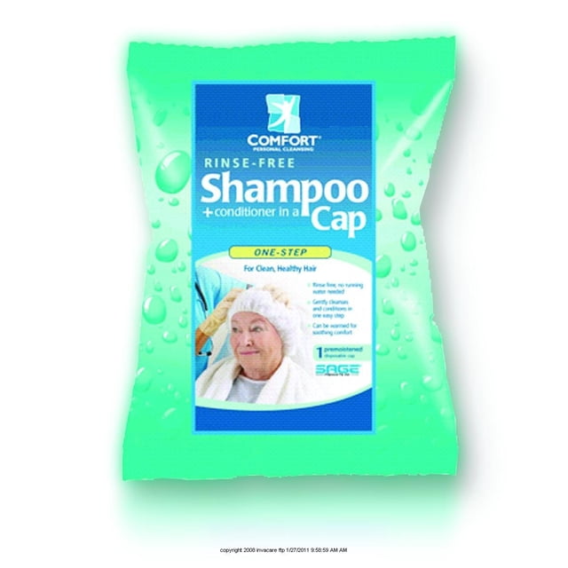 Comfort Bath Shampoo Cap Clean Scent, 2 Pack - Walmart.com
