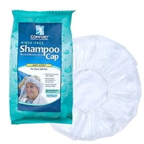Sage Comfort Bath Rinse-Free Shampoo and Conditioner Cap, Dry Hair Wash ...