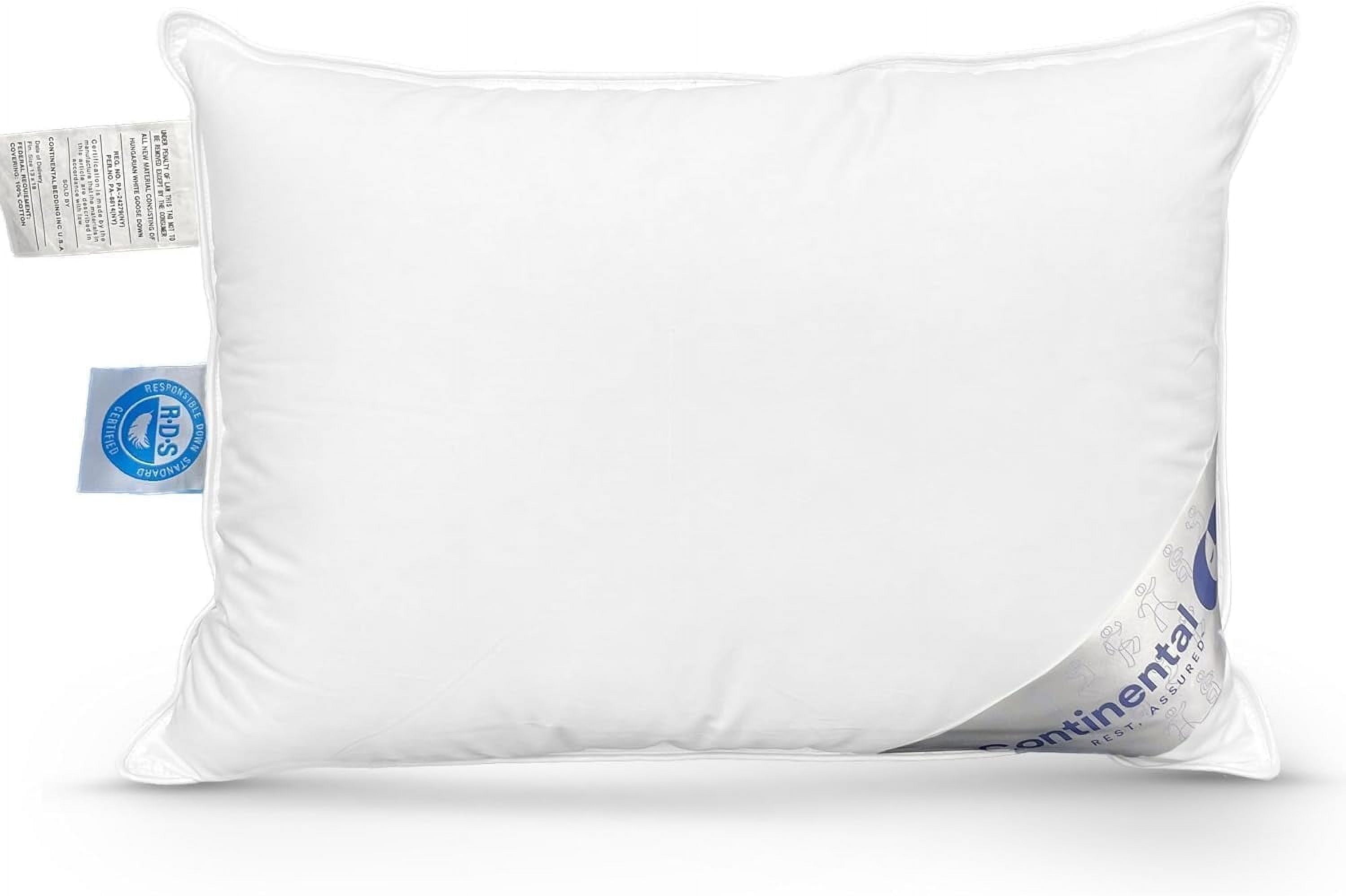 Comfort Bedding Toddler Pillow - Soft 550 Goose Down Fill Pillows for ...