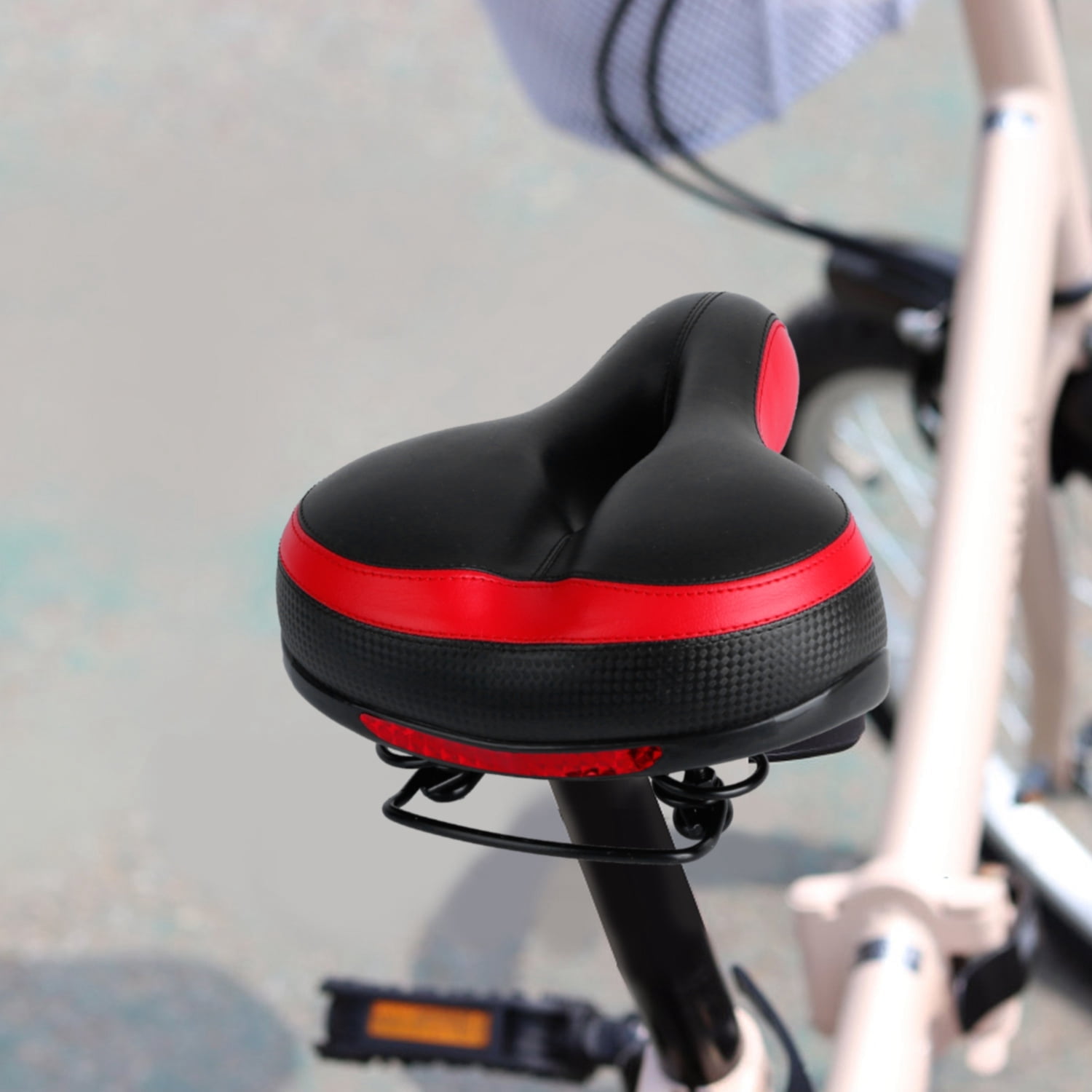 Comfort Bike Seat for Women Men TeqHome Bicycle Saddle Replacement with ...